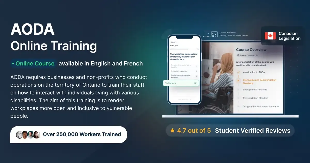 AODA and Human Rights Code Online Training Course and Certification