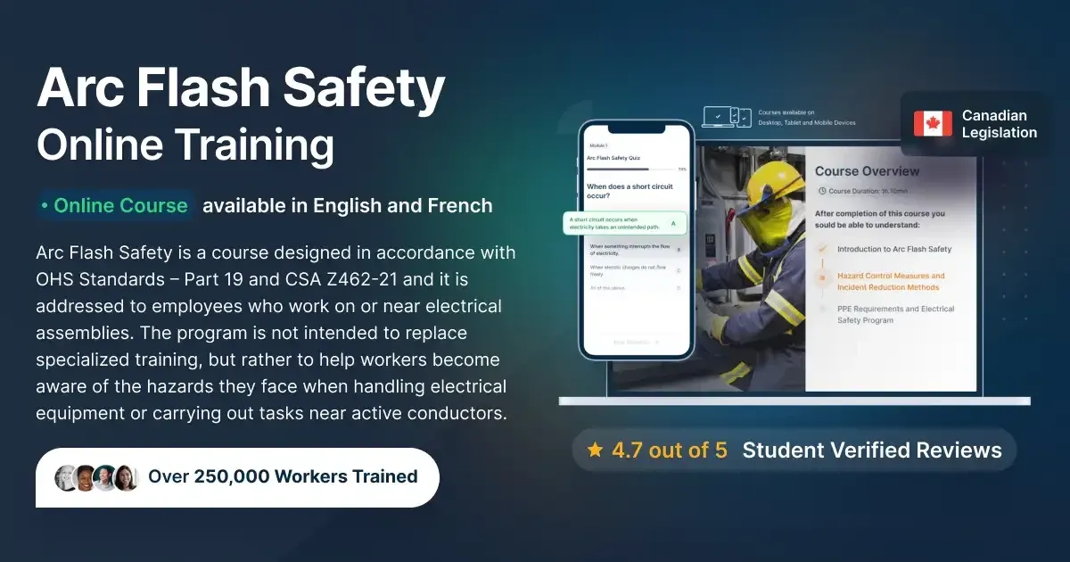 Arc Flash Safety Online Training Course and Certification