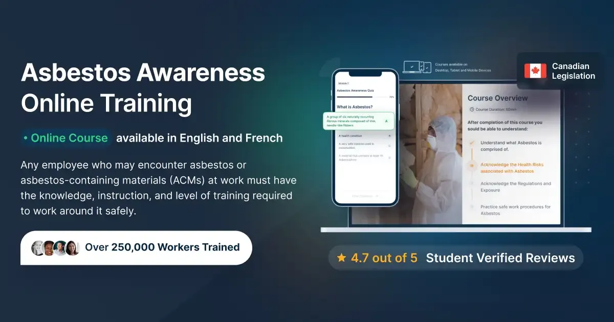 Asbestos Awareness Online Training Course and Certification