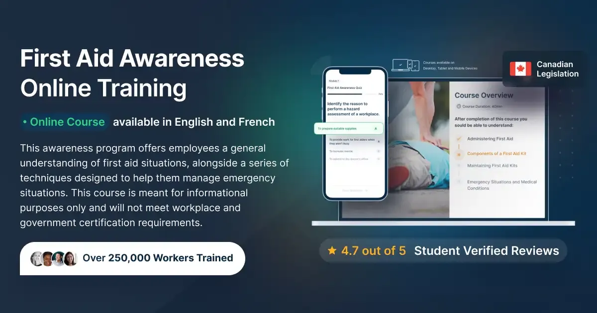 First Aid Awareness Online Training Course and Certification