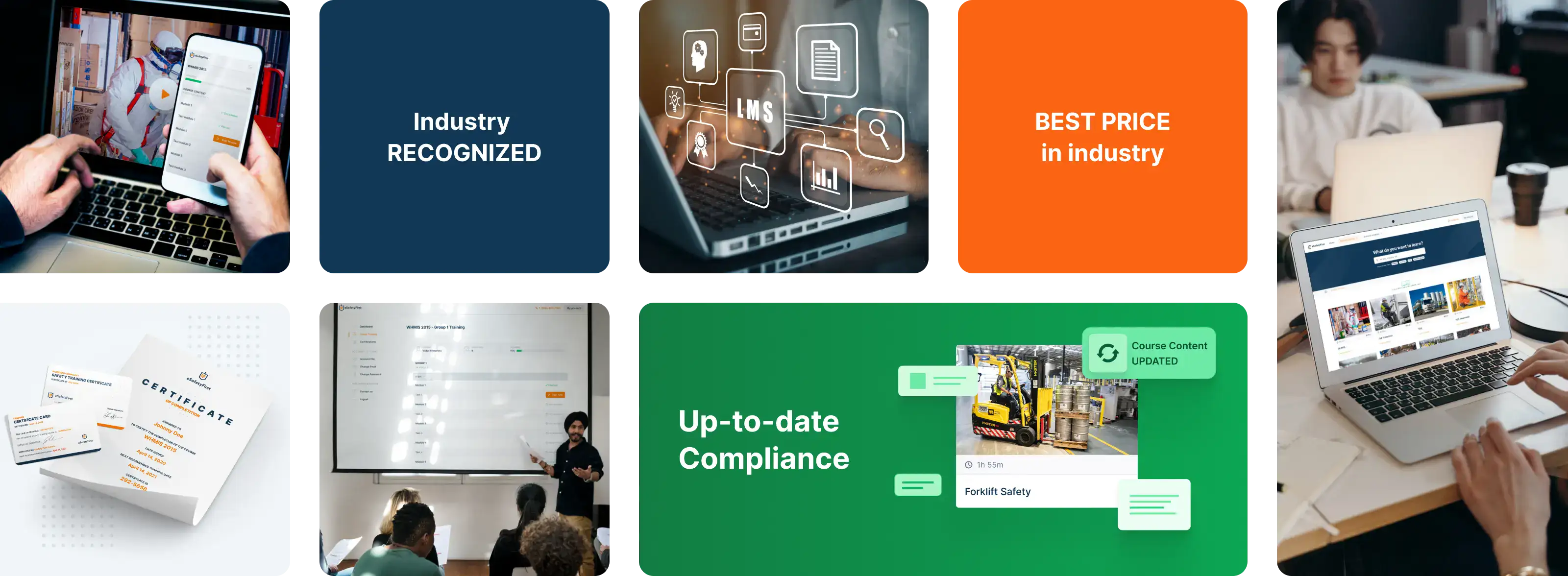 Industry-standard licensing for Safety Courses