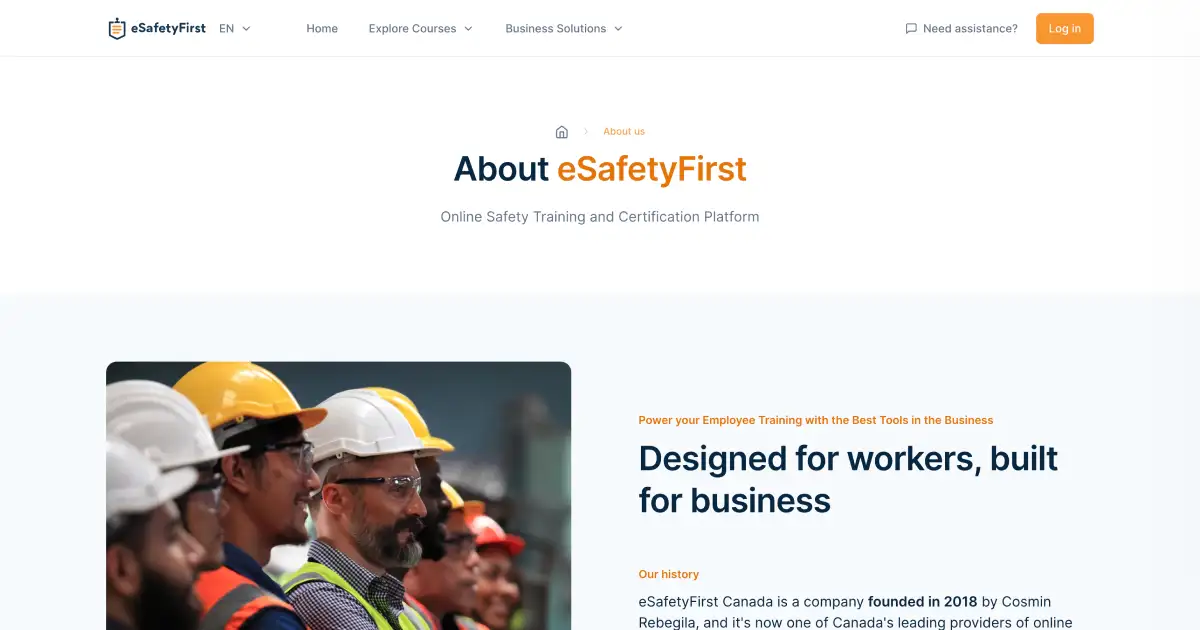 About eSafetyFirst – Canada’s Trusted Safety Training Provider