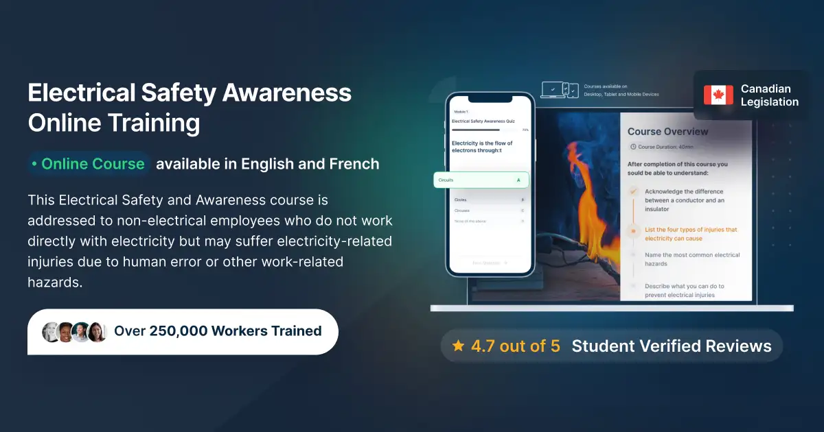 Electrical Safety Awareness Online Training Course and Certification