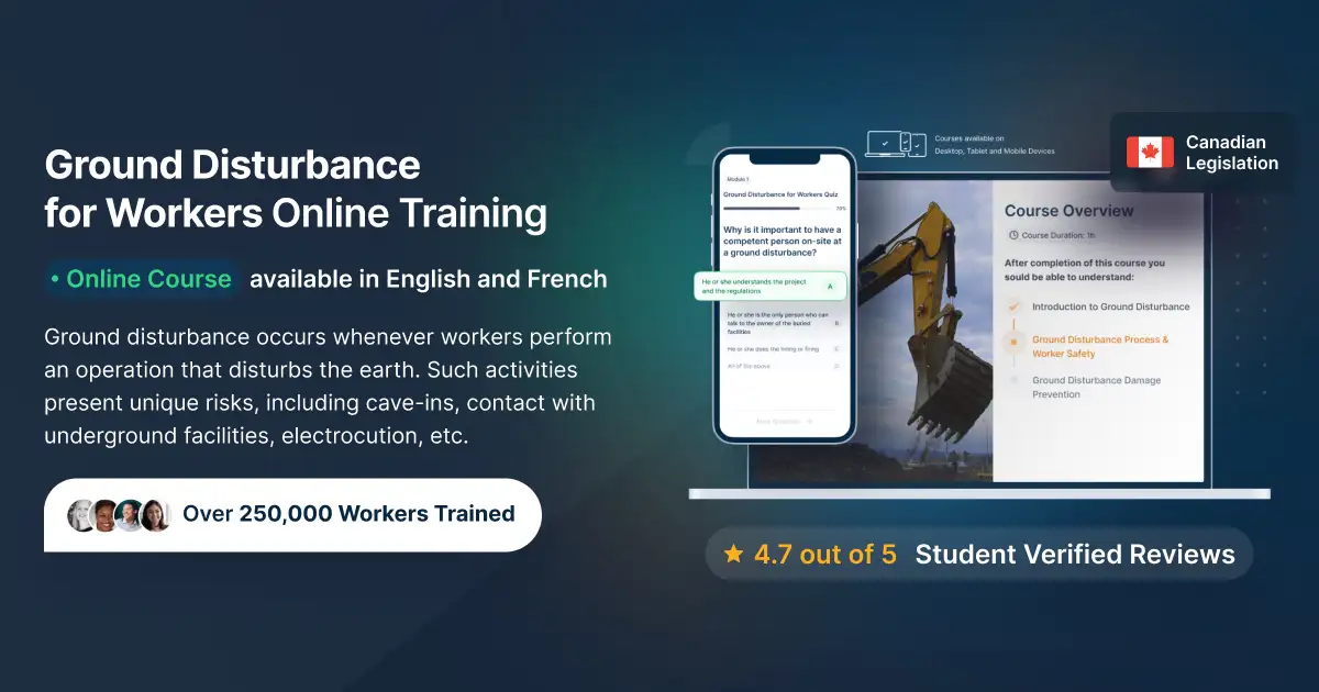 Ground Disturbance Online Course